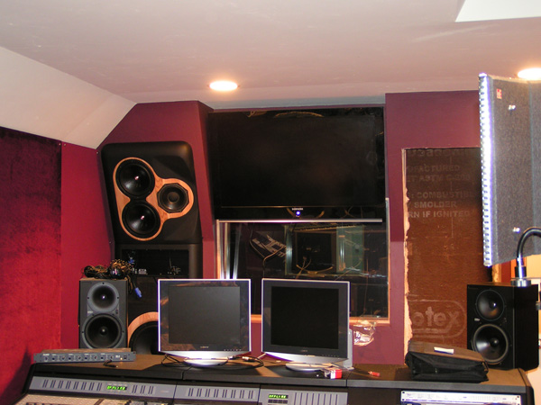 Nick Barnett's Recording Studio Monitors done by John Janowitz and Mark ...