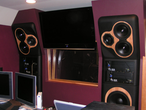 Nick Barnett's Recording Studio Monitors done by John Janowitz and Mark ...